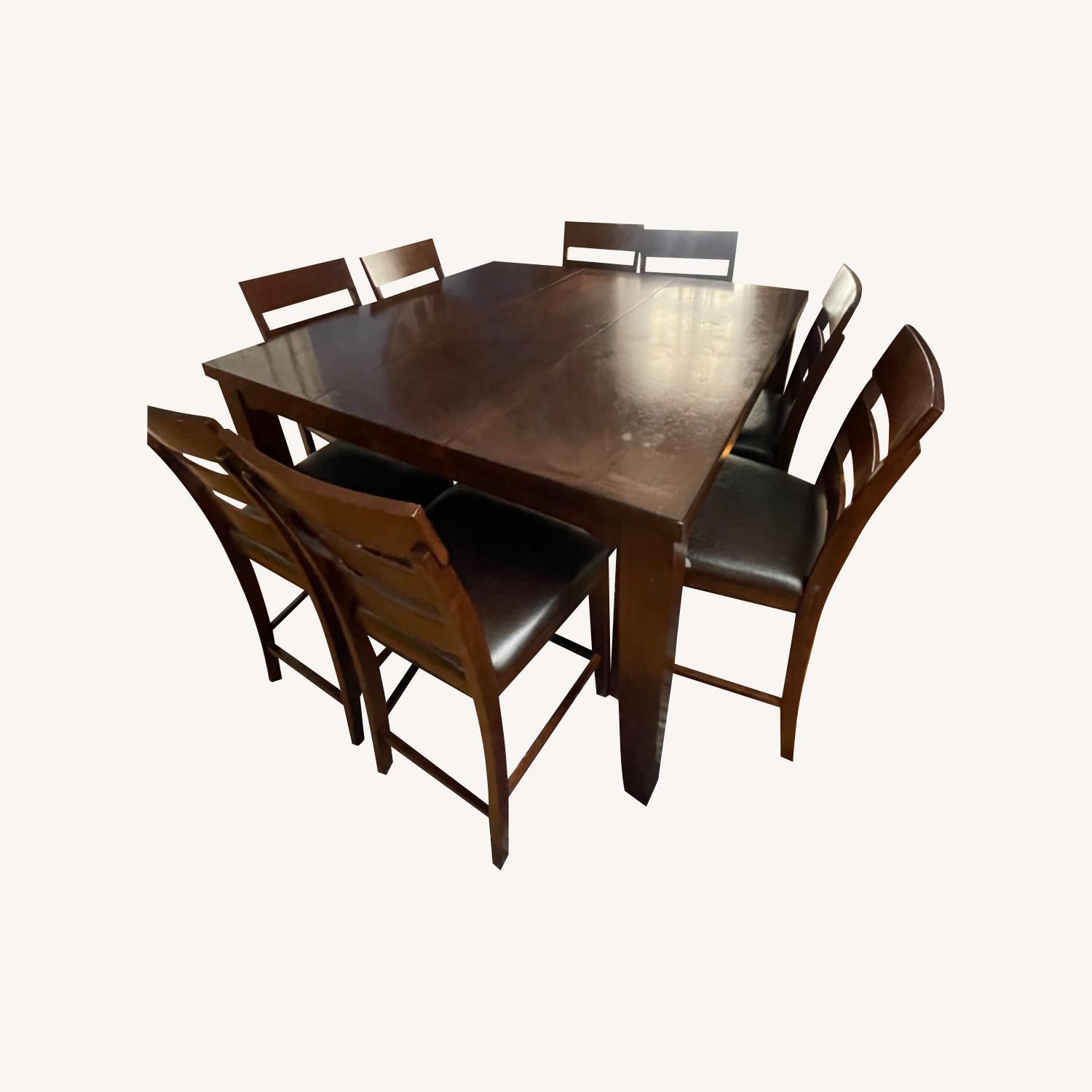 9-piece Counter Height Dining Table Set - AptDeco