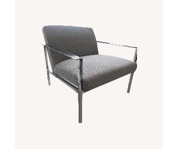 CB2 Grey Cue Chair - AptDeco