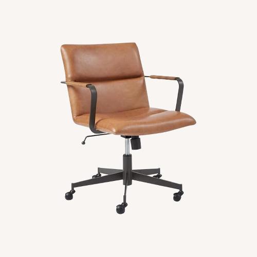 Arhaus Alex Leather Desk Chair - AptDeco