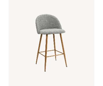 Corrigan Studio Upholstered Counter Stools(2 set) - AptDeco