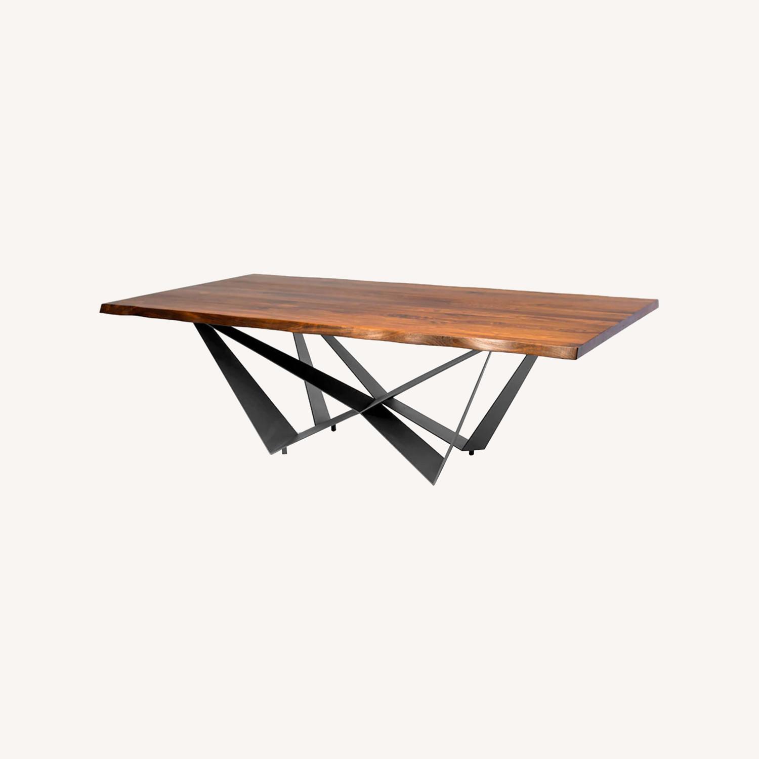 Scandinavian Designs Aksel Modern Walnut Dining Table - AptDeco