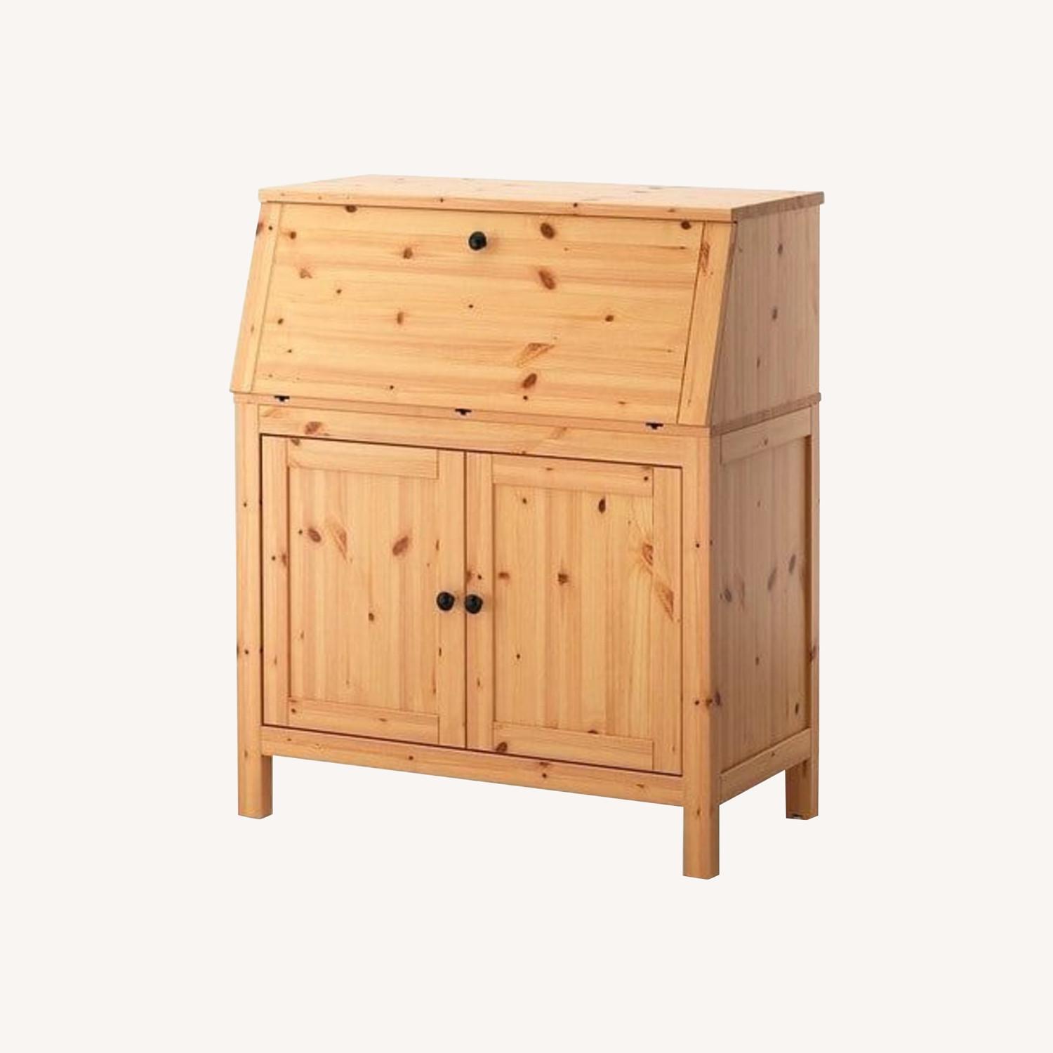 IKEA Secretary Work Desk with Storage - AptDeco