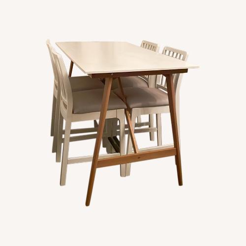 IKEA DOCKSTA Round Dining Table White - AptDeco