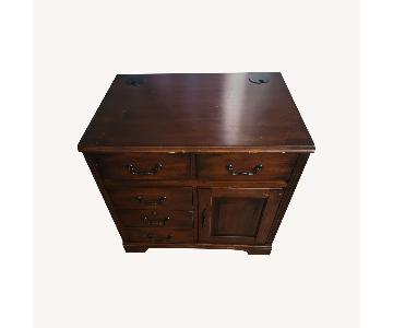 Cherry Computer Desk - AptDeco