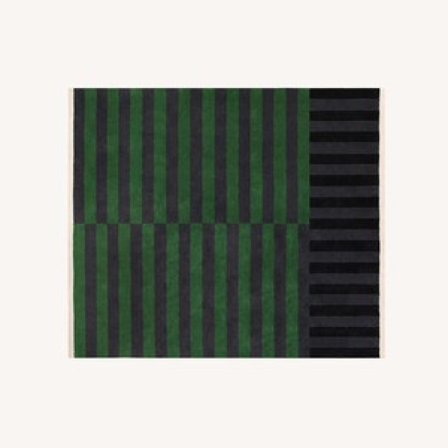 Hem Stripe Green Verdure Rug 8x10 - AptDeco