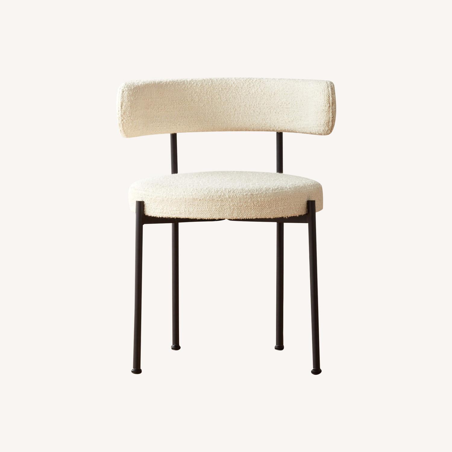 CB2 Ivory Desk Chair - AptDeco