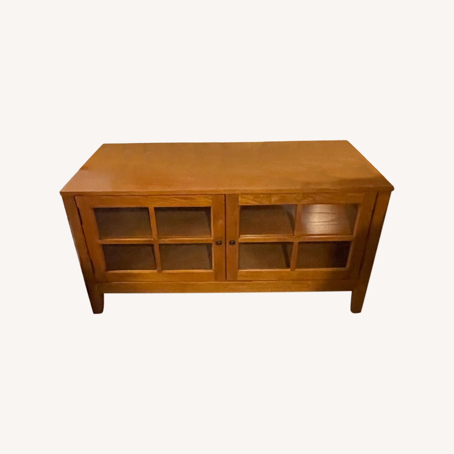 Solid Wood Mission Style Sideboard - AptDeco