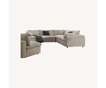 Modular 5-Piece Down Filled Sectional - AptDeco