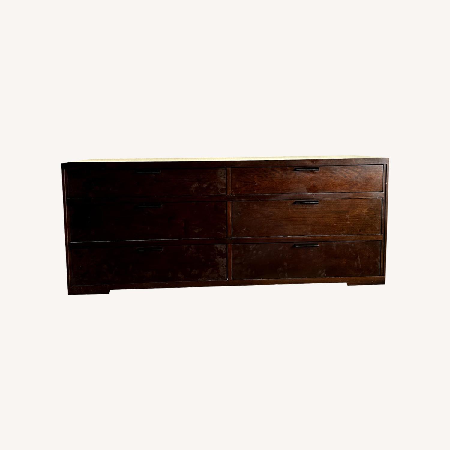 Crate & Barrel Asher 6-Drawer Dresser - AptDeco