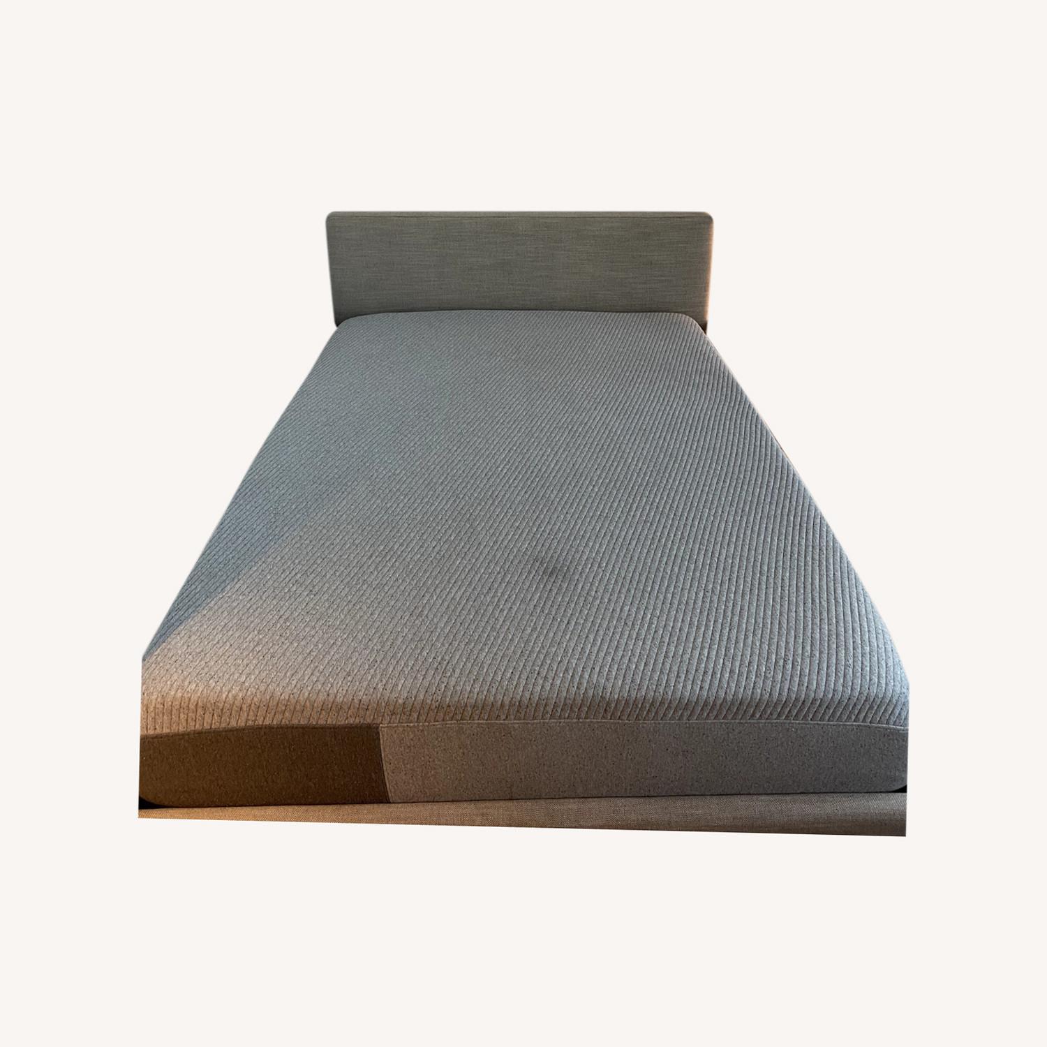 Article Tessu Clay Taupe Queen Bed Frame - AptDeco
