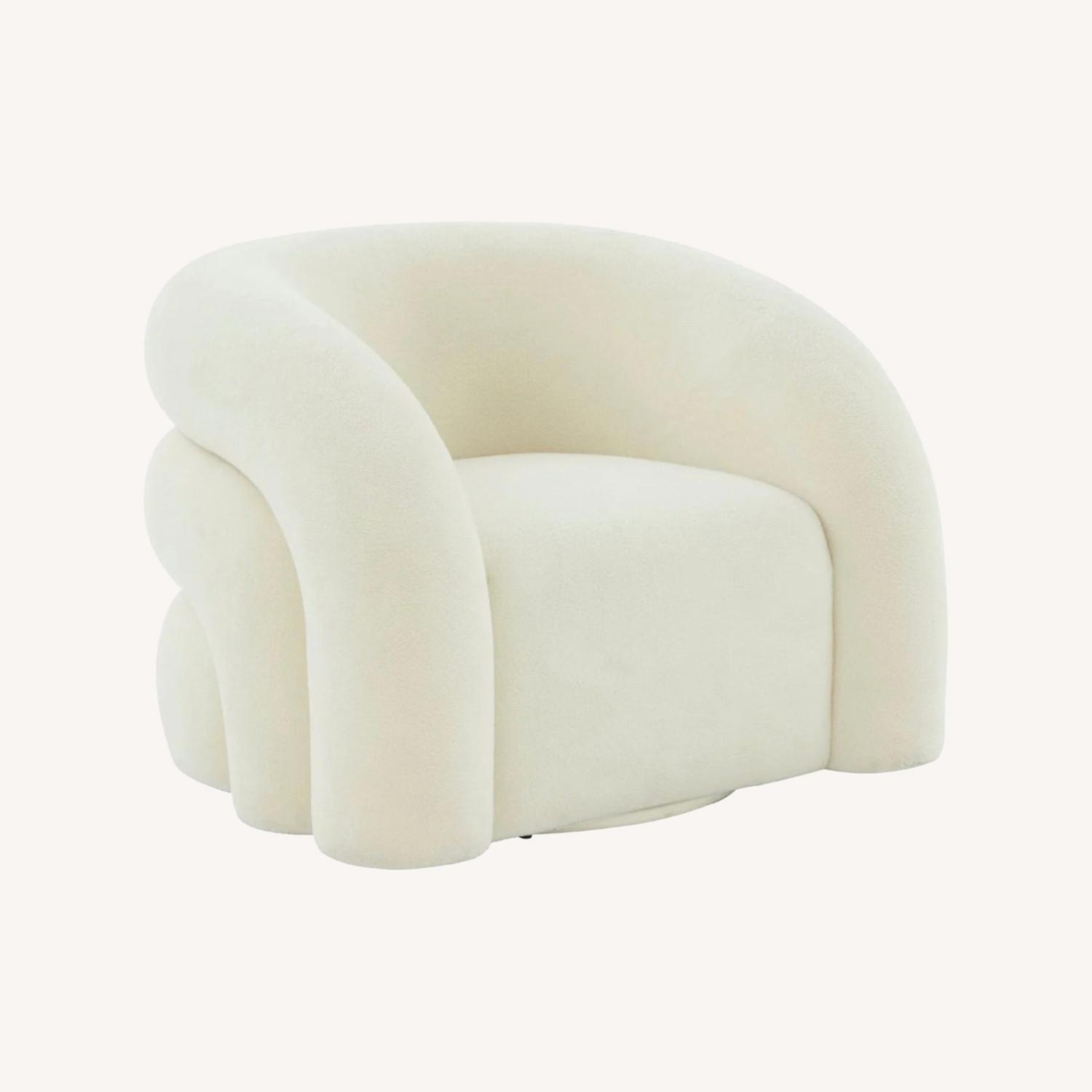 TOV Furniture Shearling Chair - AptDeco