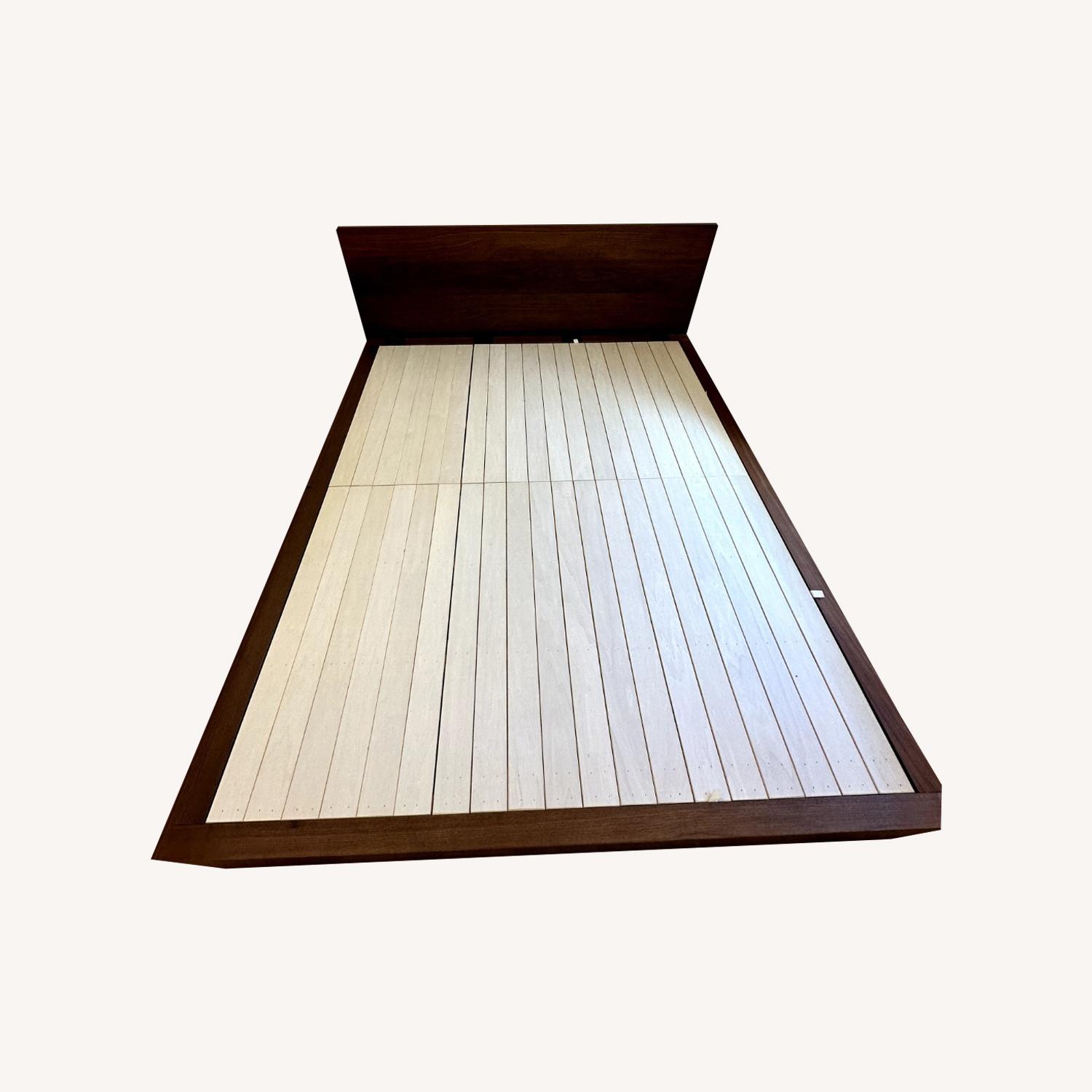 Muji Walnut Bedframe - AptDeco