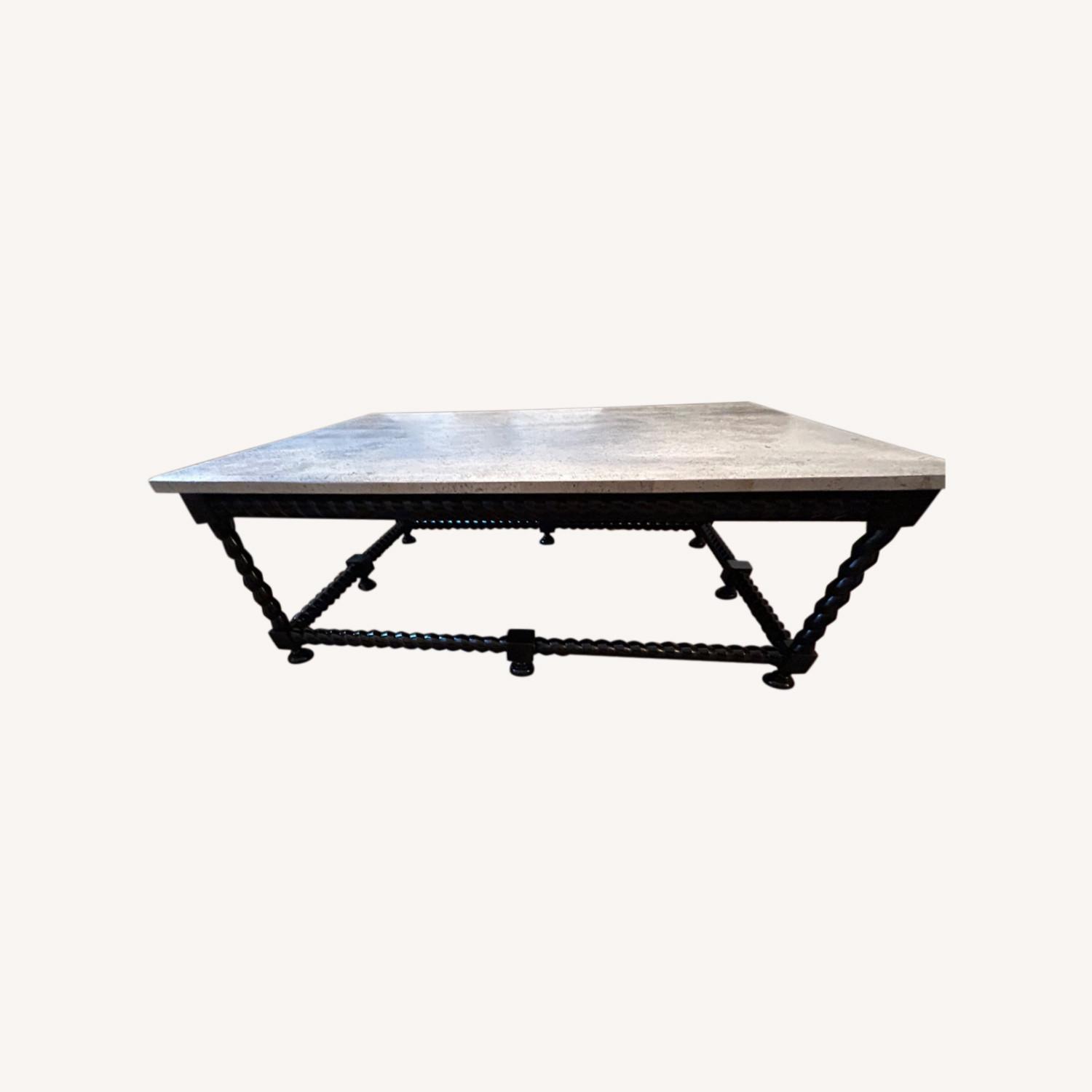 Bernhardt Stone Coffee Table - AptDeco