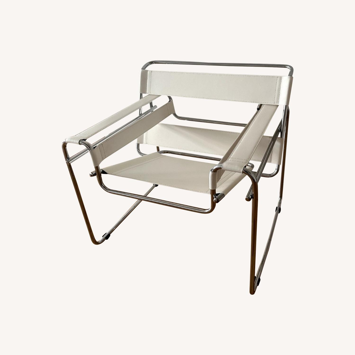 Baxton Studio White Directors Chair - AptDeco