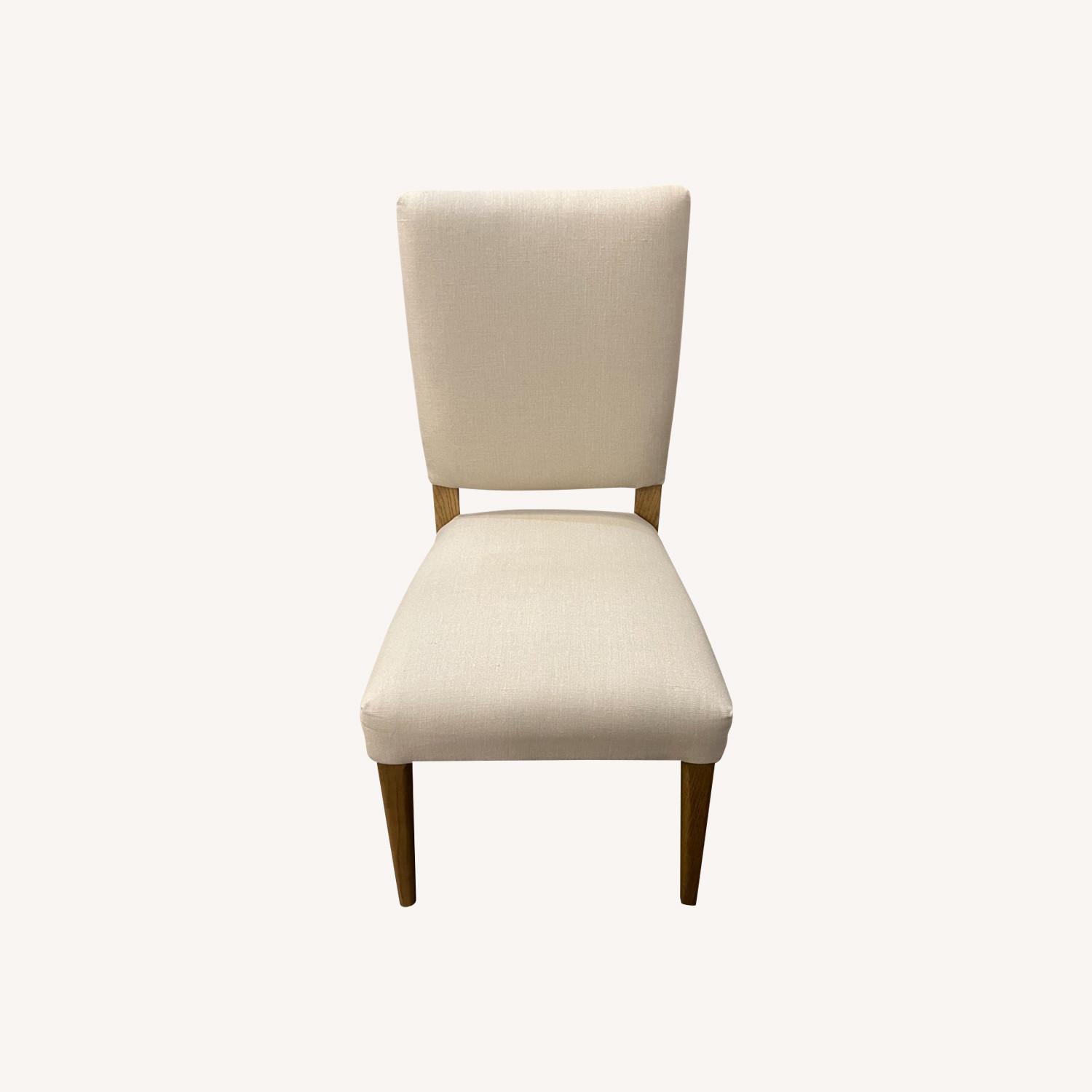 Magnolia Linen/Wood Dining Chair Set (6) - AptDeco