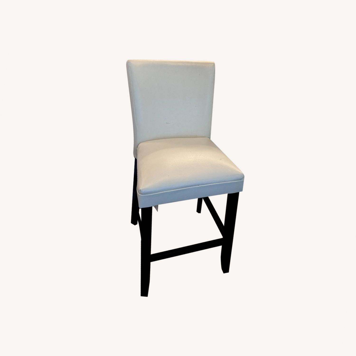 West Elm 2 White Bar Chairs - AptDeco