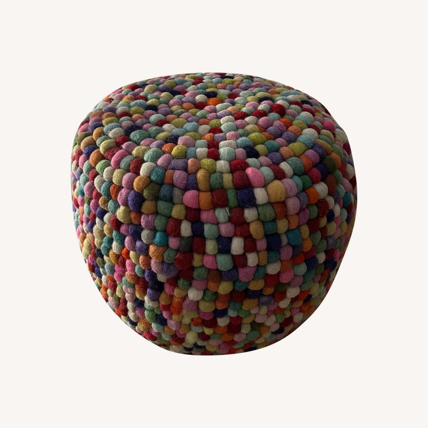 Felicity Upholstered Pouf - AptDeco