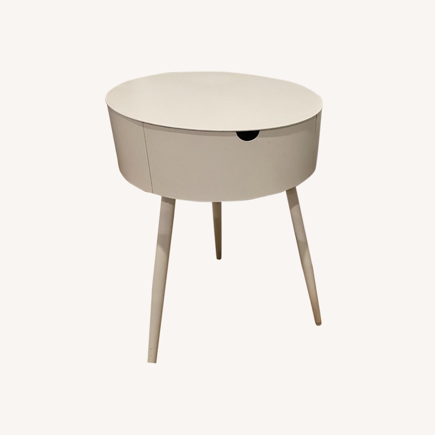 West Elm White Mitzi Nightstand Set - AptDeco