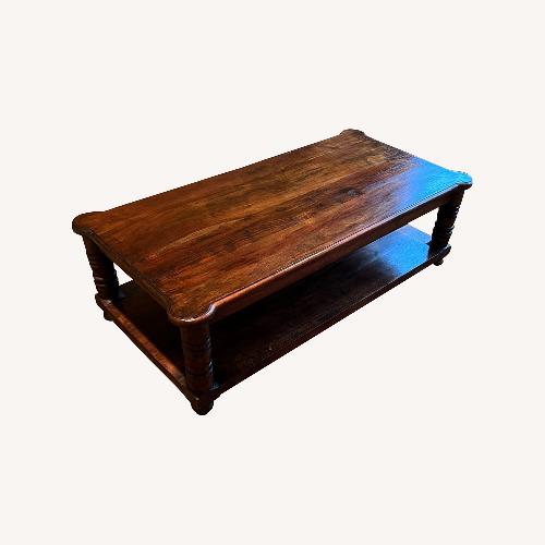Solid Birch Coffee Table - AptDeco