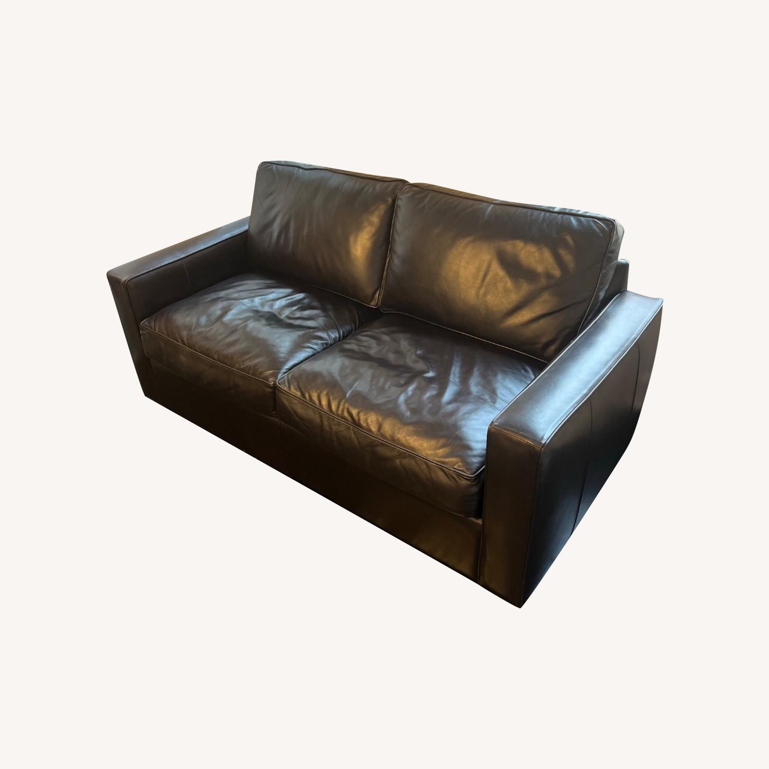 Room & Board Metro Leather Sofa - AptDeco