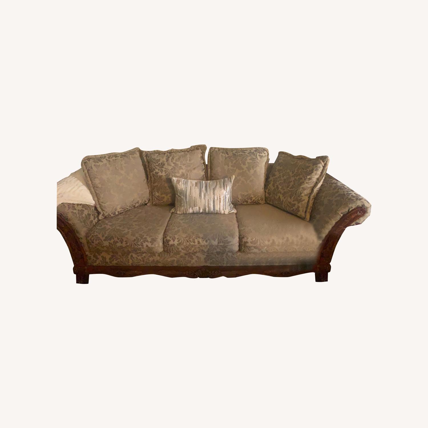 Ashley Victorian Style Sofa - AptDeco