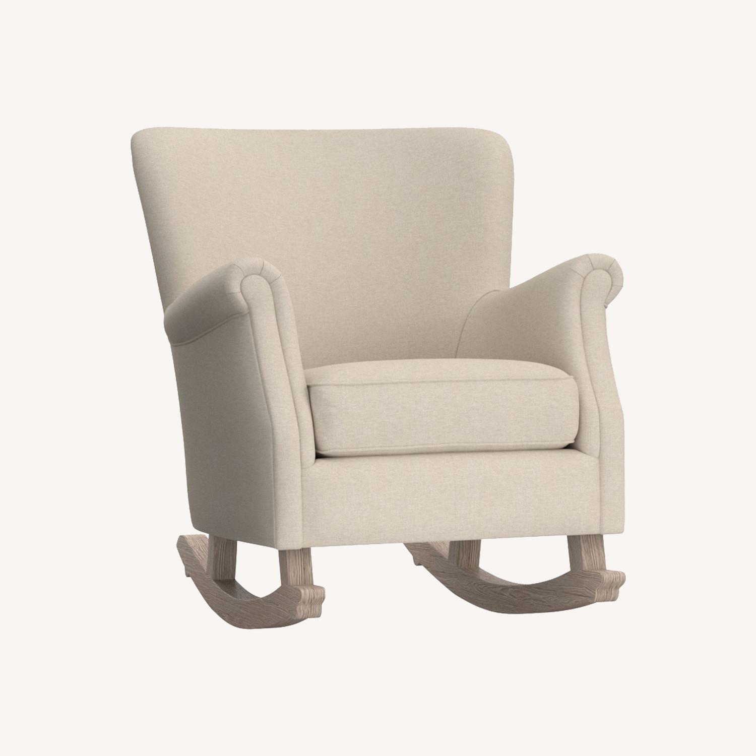 Pottery Barn Minna Small Spaces Rocking Chair - AptDeco