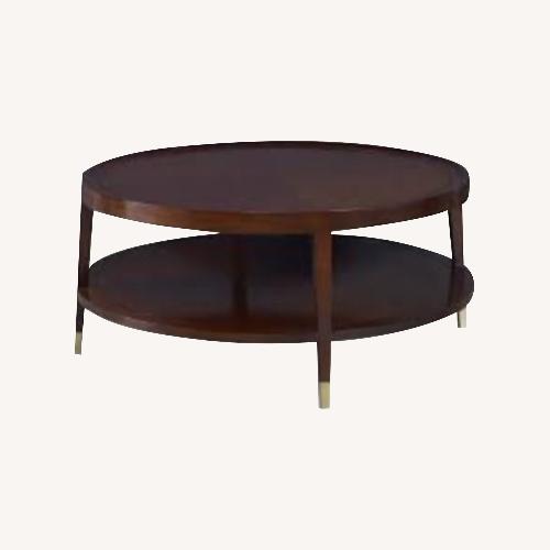 Custom Modern White Coffee Table - AptDeco