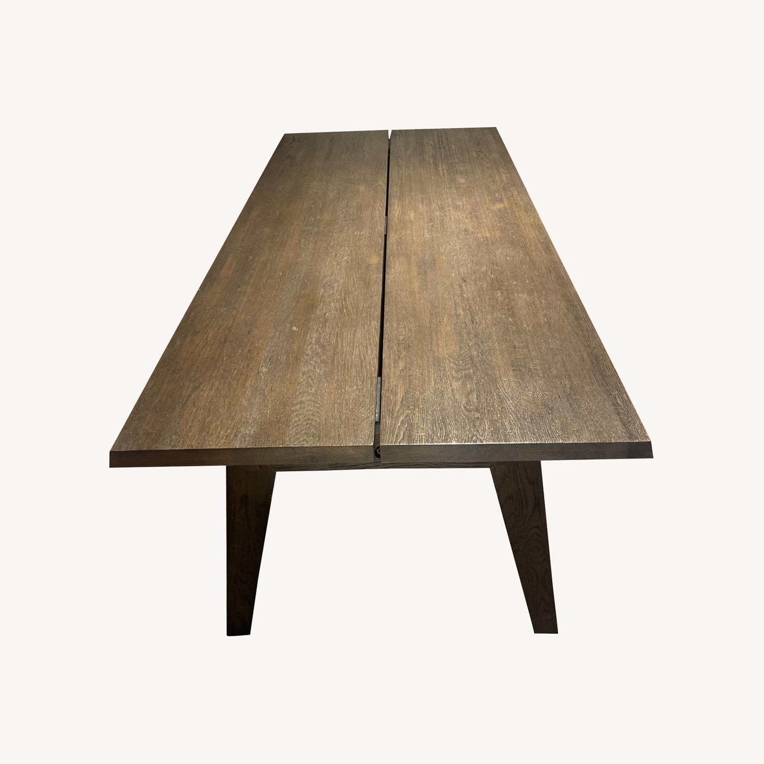 Article Madera Smoke Dining Table Extendable - AptDeco