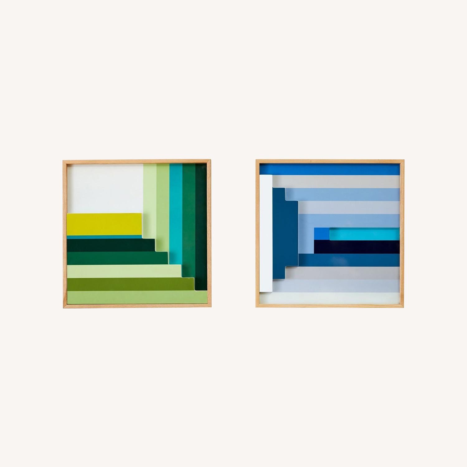 West Elm Colorblock Wall Art - AptDeco