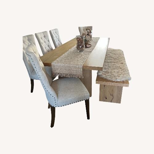 Portside Round Expandable Dining Table - AptDeco