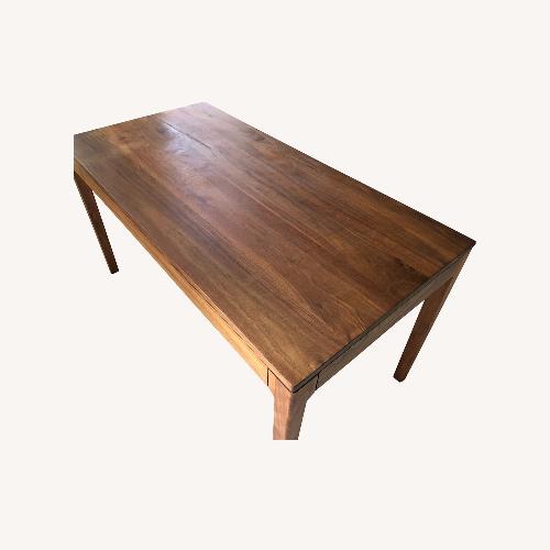 Solid Cherry Wood Executive Desk - AptDeco