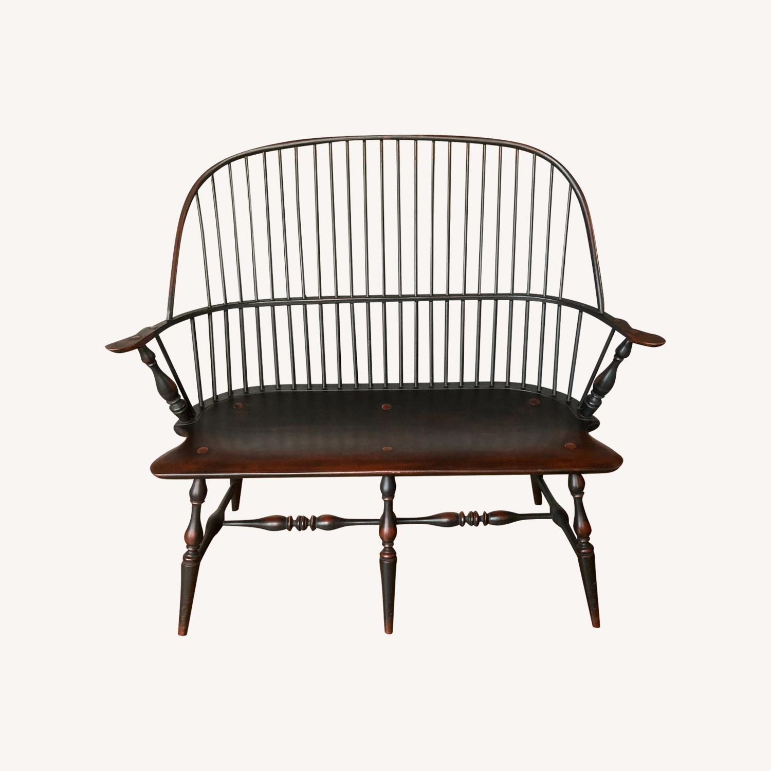 Windsor Style Sack Back Settee - AptDeco