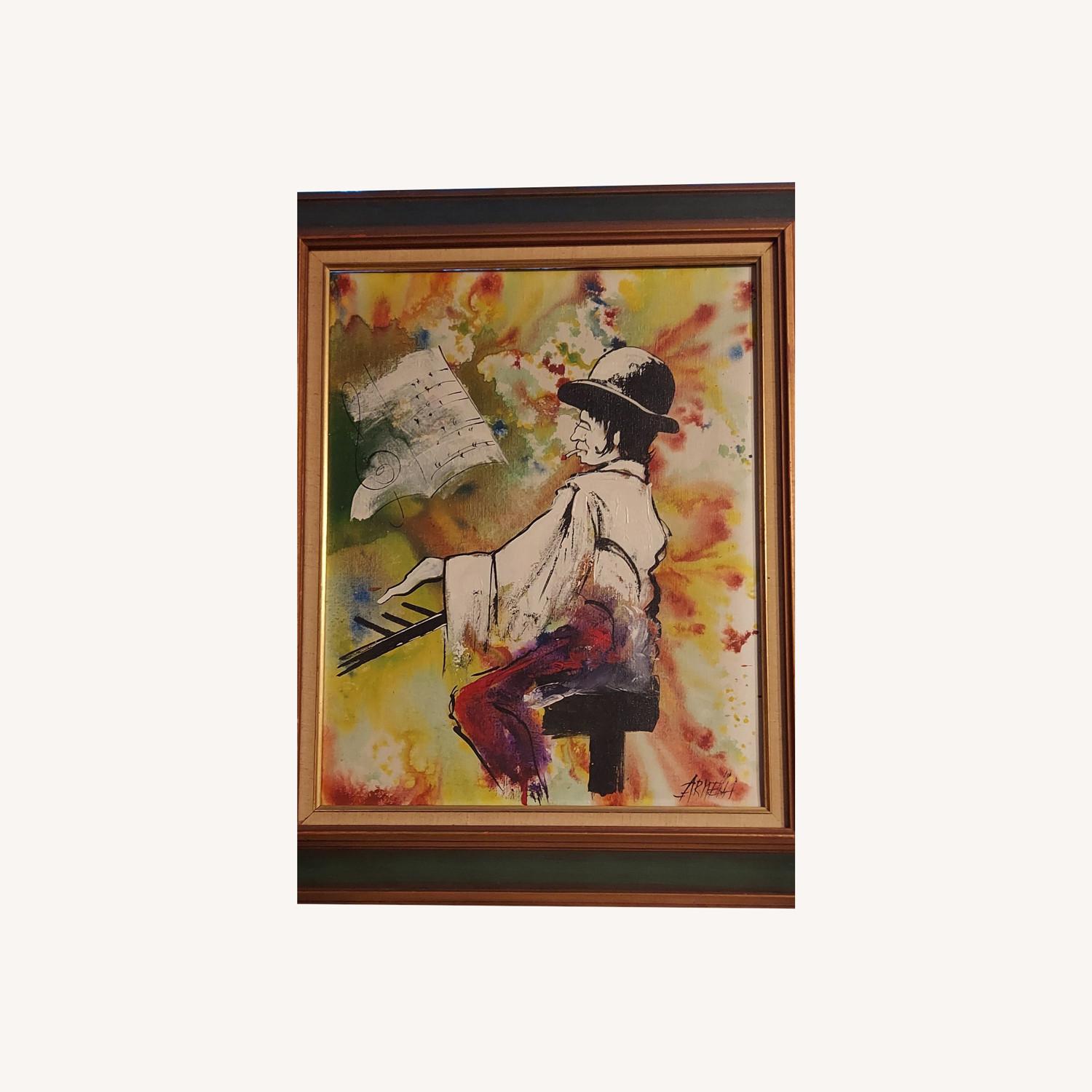 Piano Player - Oil - AptDeco