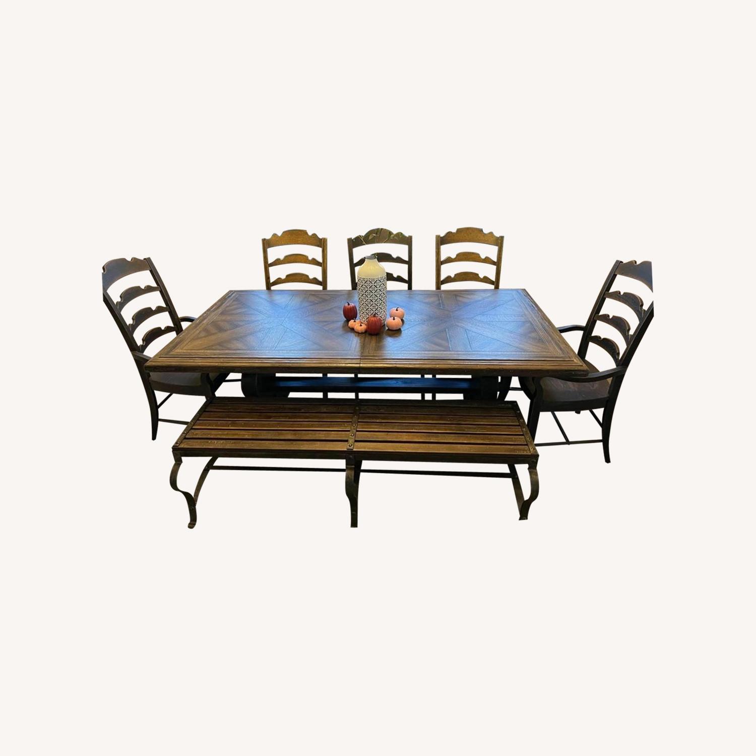 Hooker Furniture Hill Country 7 Piece Dining Set - AptDeco