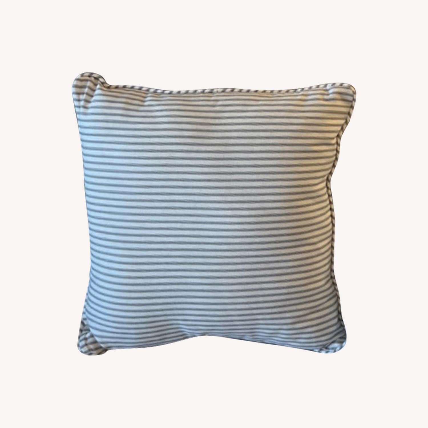 Ticking Accent Cushions - AptDeco