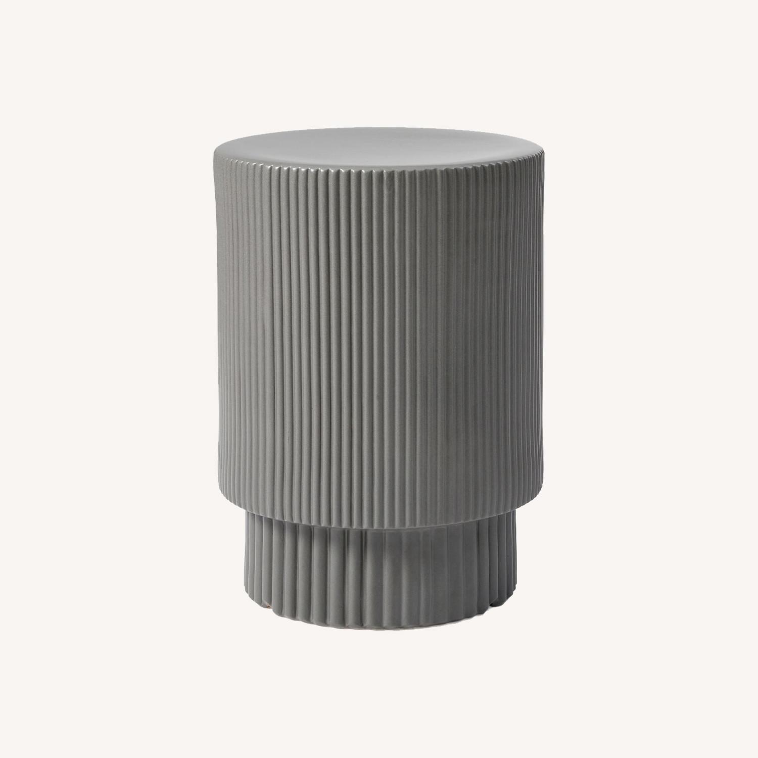 West Elm Fluted Side Table - AptDeco