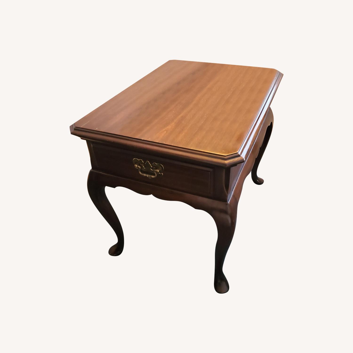 Harden Chippendale Cherry Side Table - AptDeco