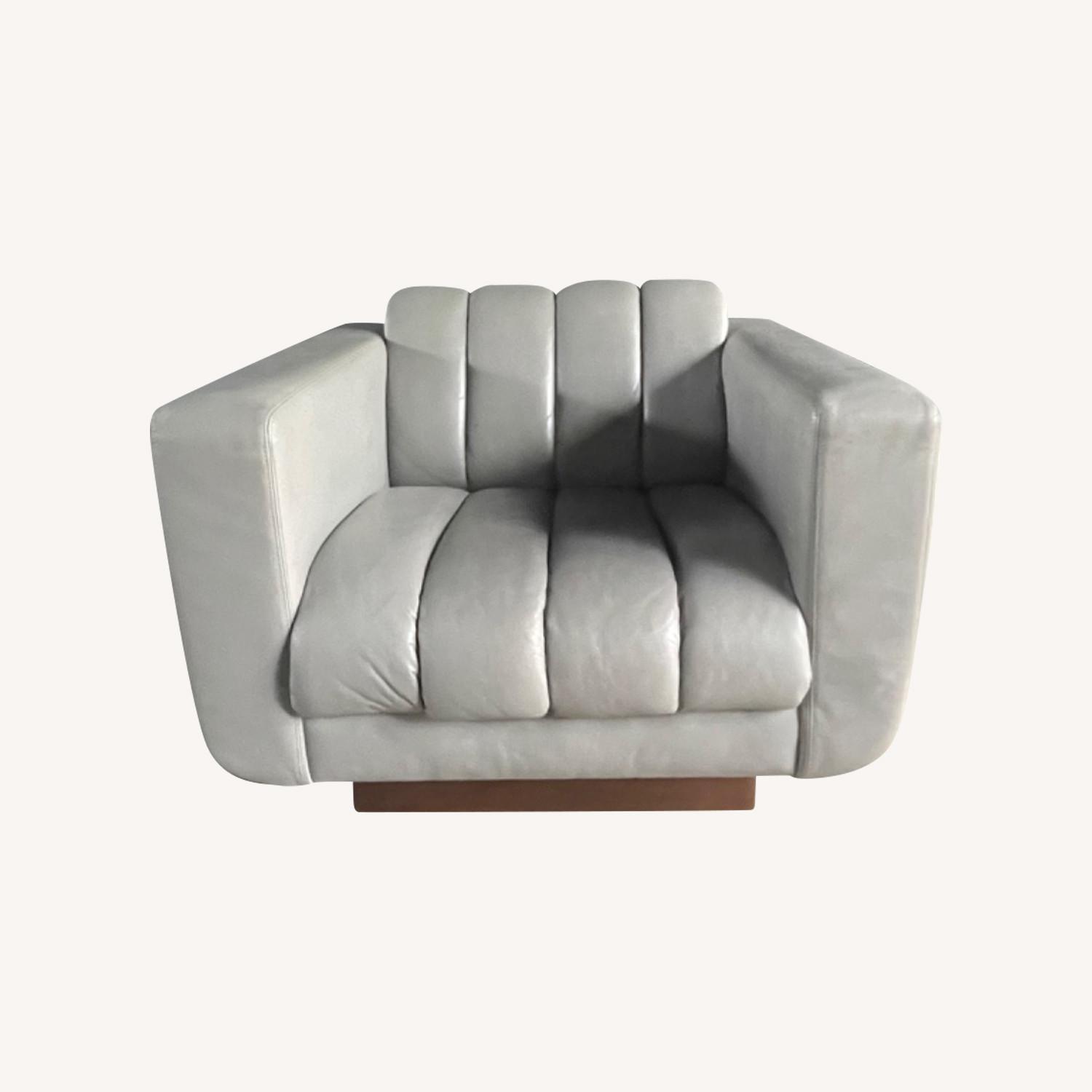 80s Minimalist Chair in the style of DeSede - AptDeco
