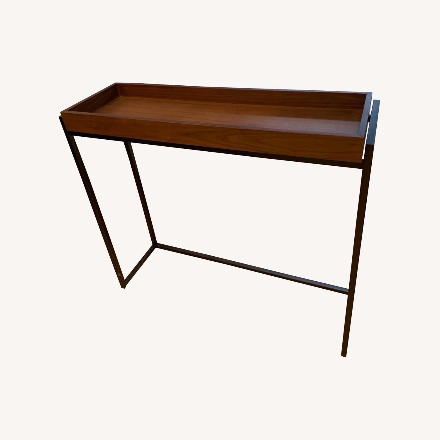 Article Oscuro Walnut Console Table - AptDeco
