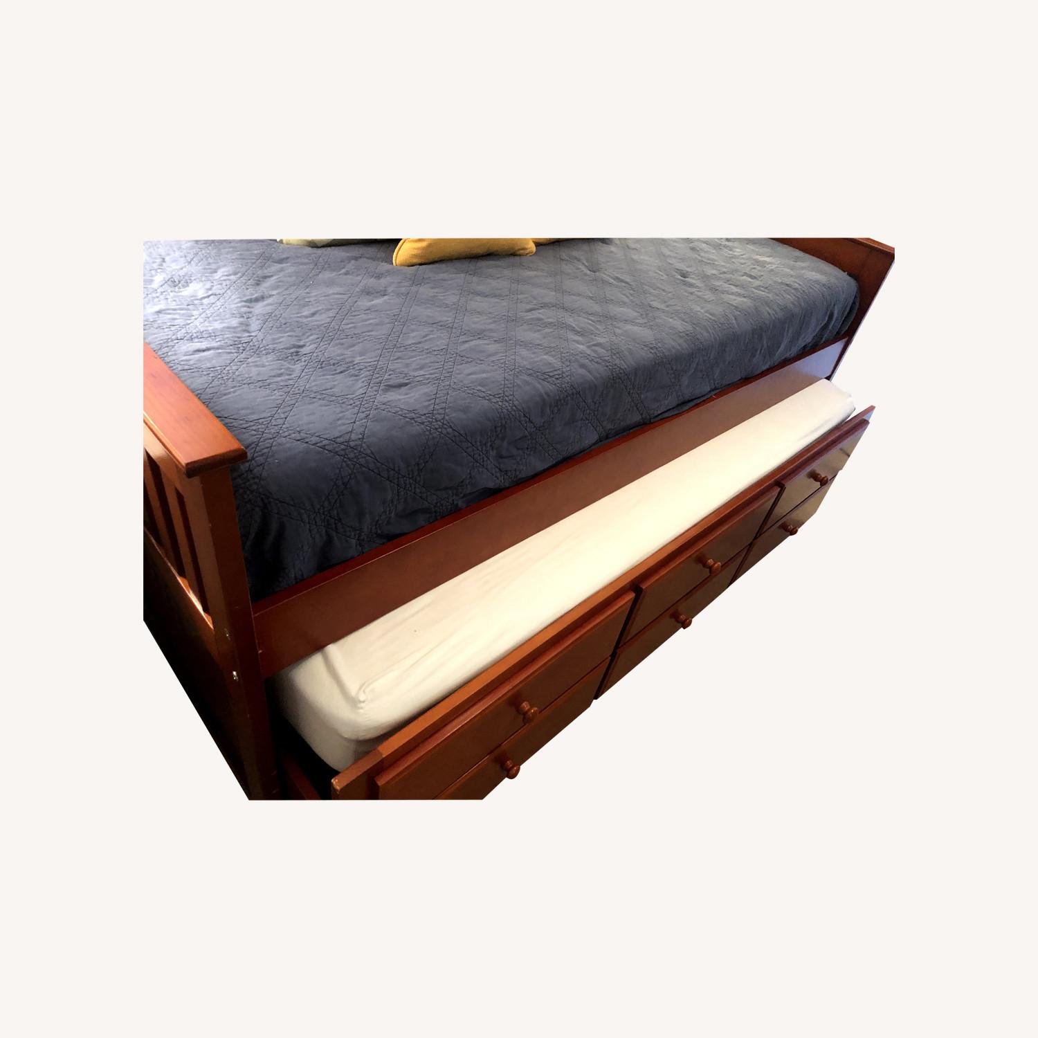 Captains Bed 2 Twin Beds Stacked - AptDeco