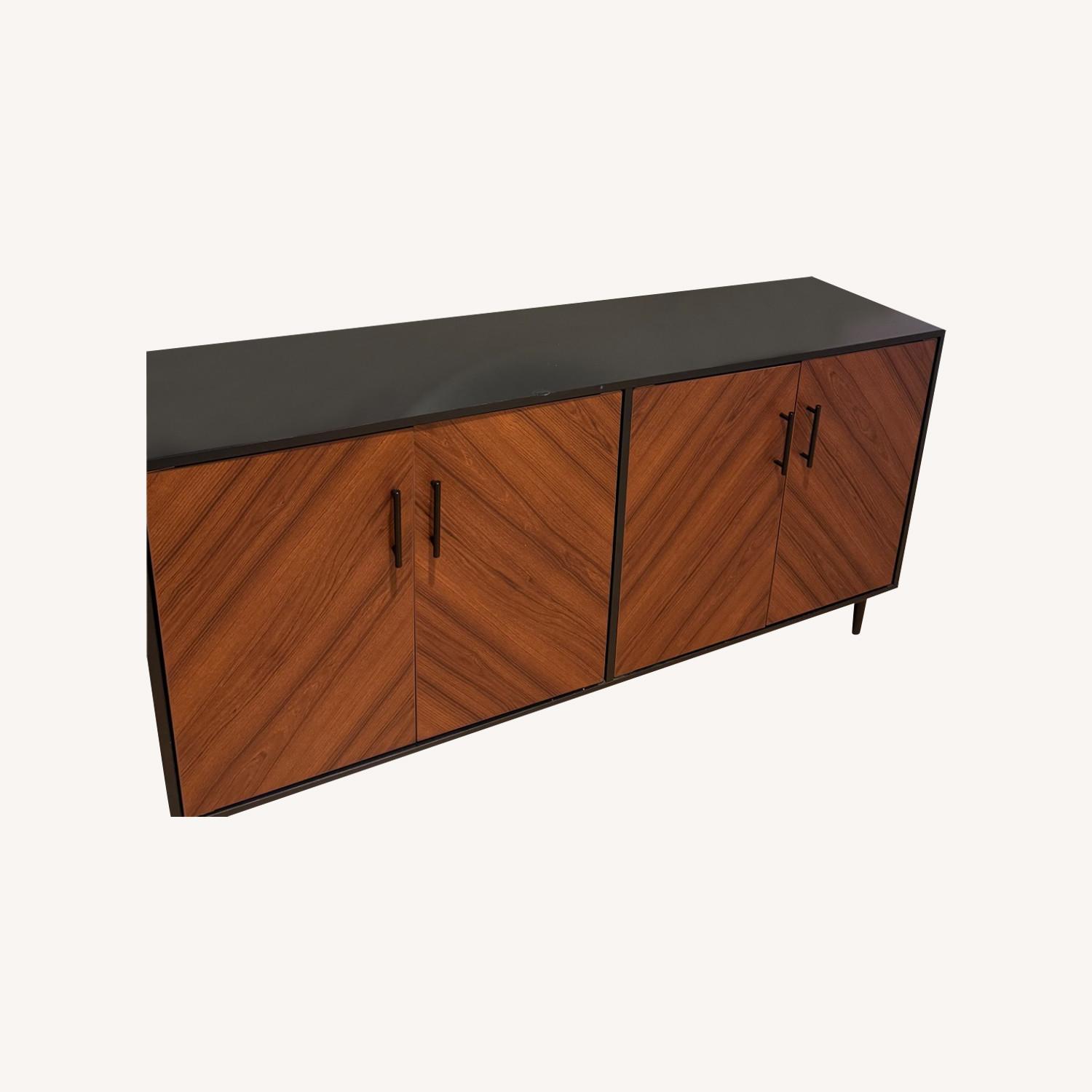58 Sideboard Acorn/Black - AptDeco