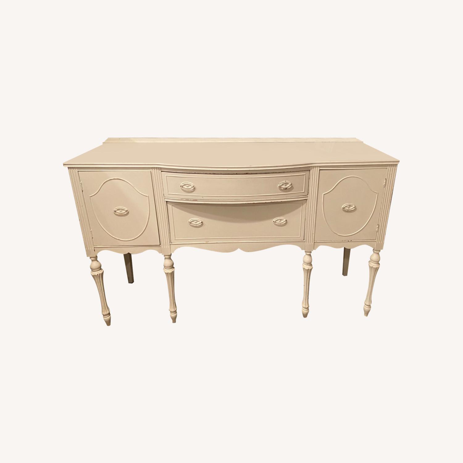 Painted Antique Dining sideboard / Server - AptDeco