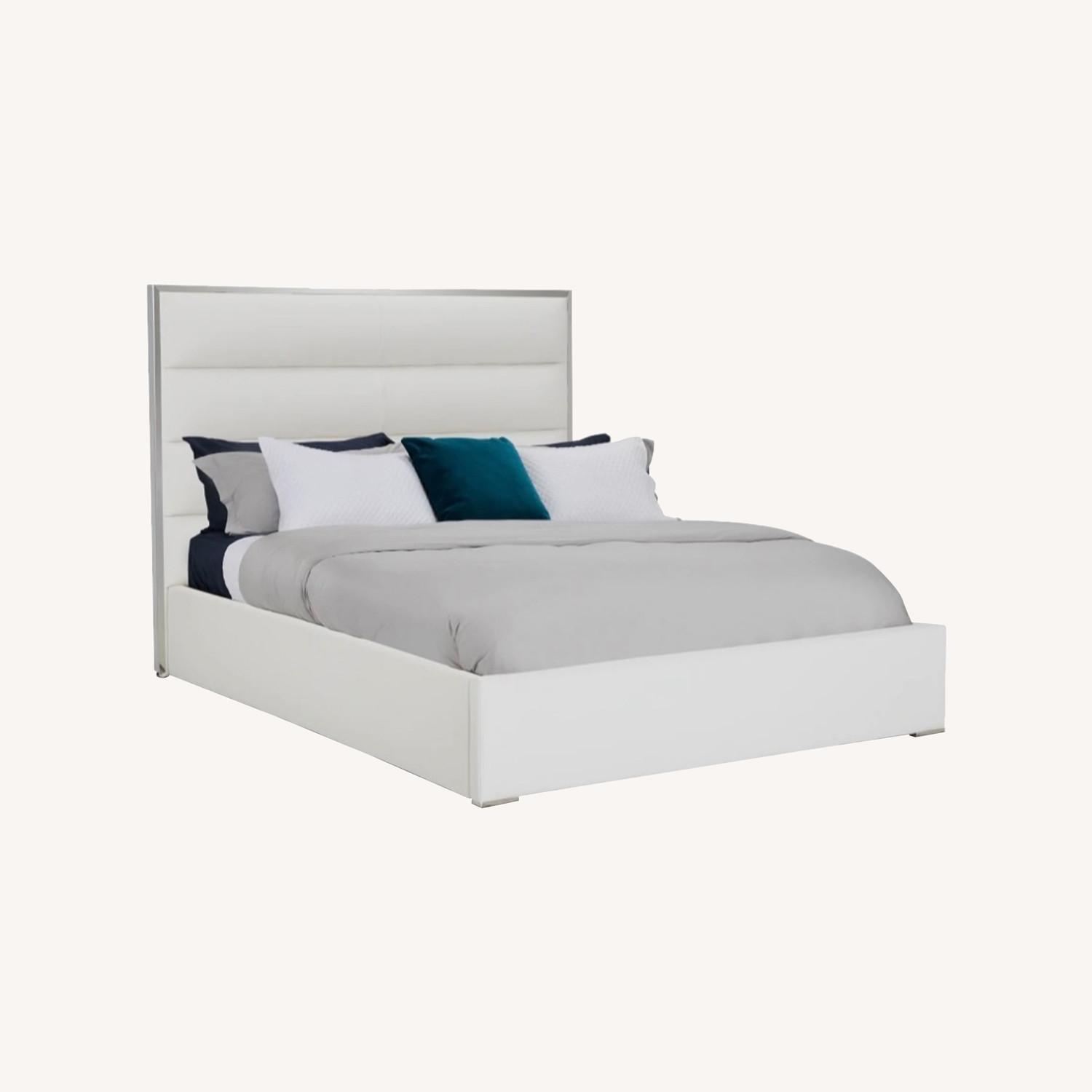 Ashley Furniture White Bed - AptDeco