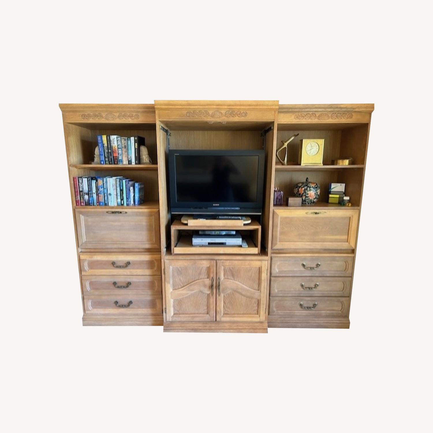 Lane Solid Wood Entertainment Unit - AptDeco