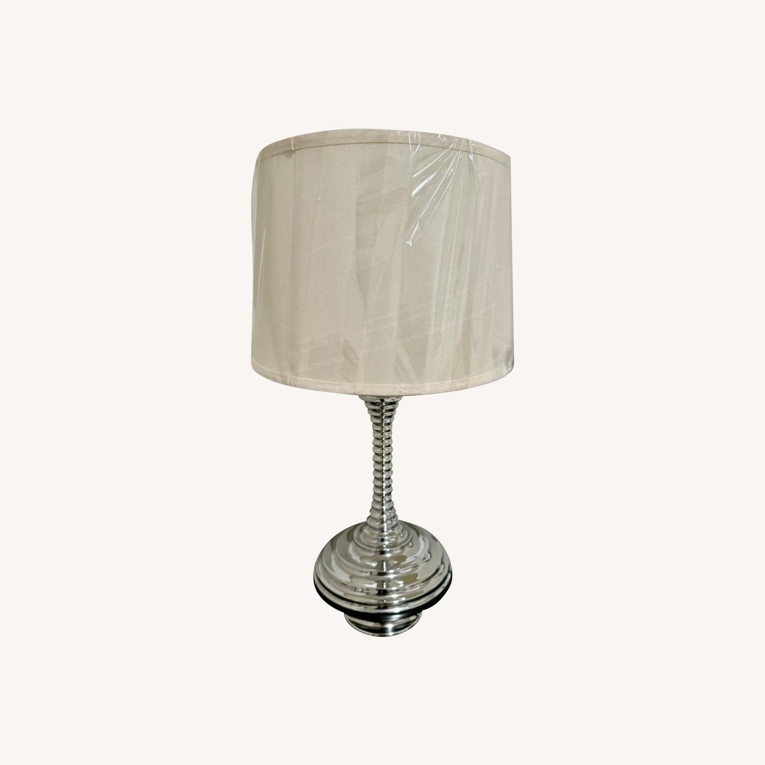 Lite Source Usher Chrome Fluorescent Table Light - AptDeco