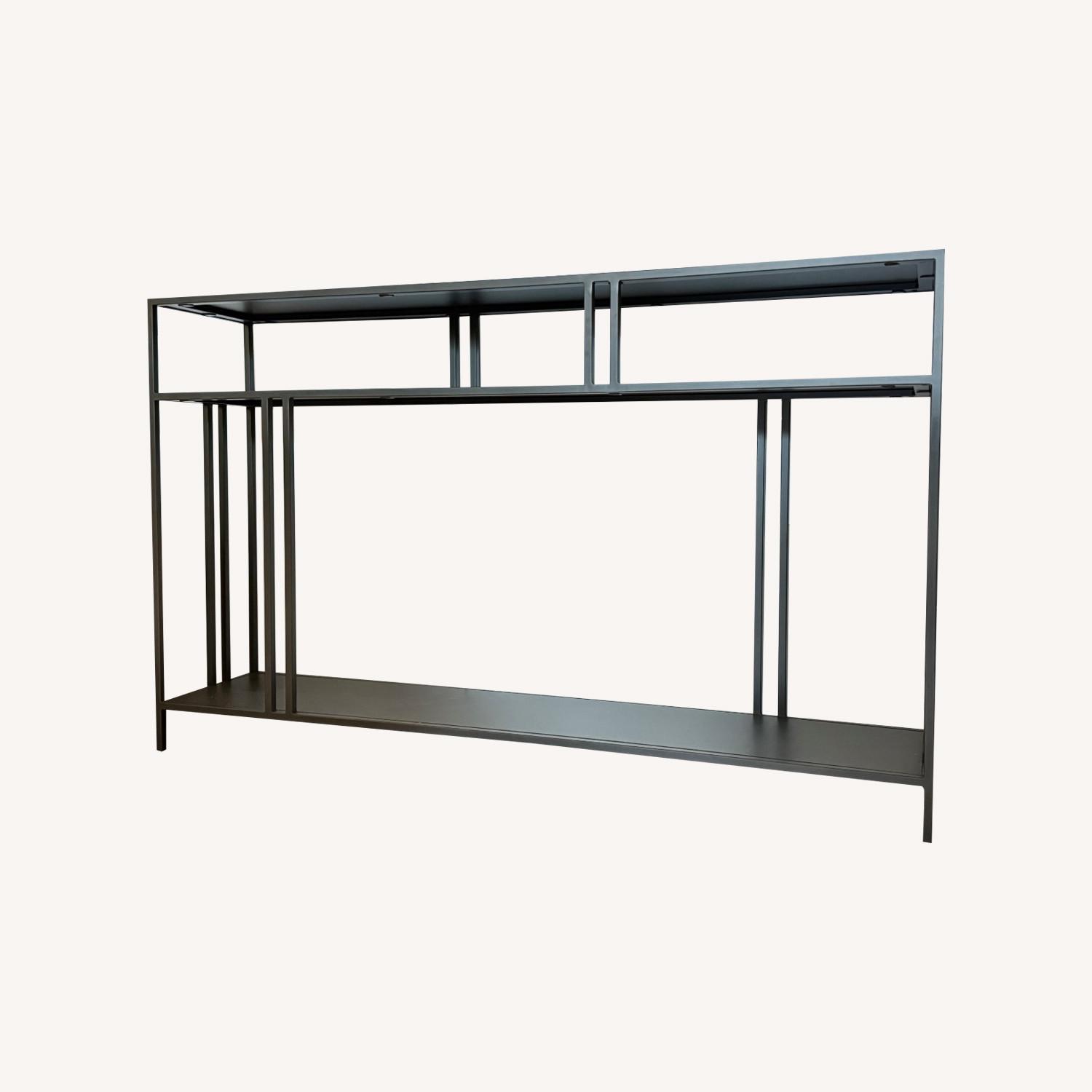 West Elm Profile Console Table - Dark Bronze - AptDeco