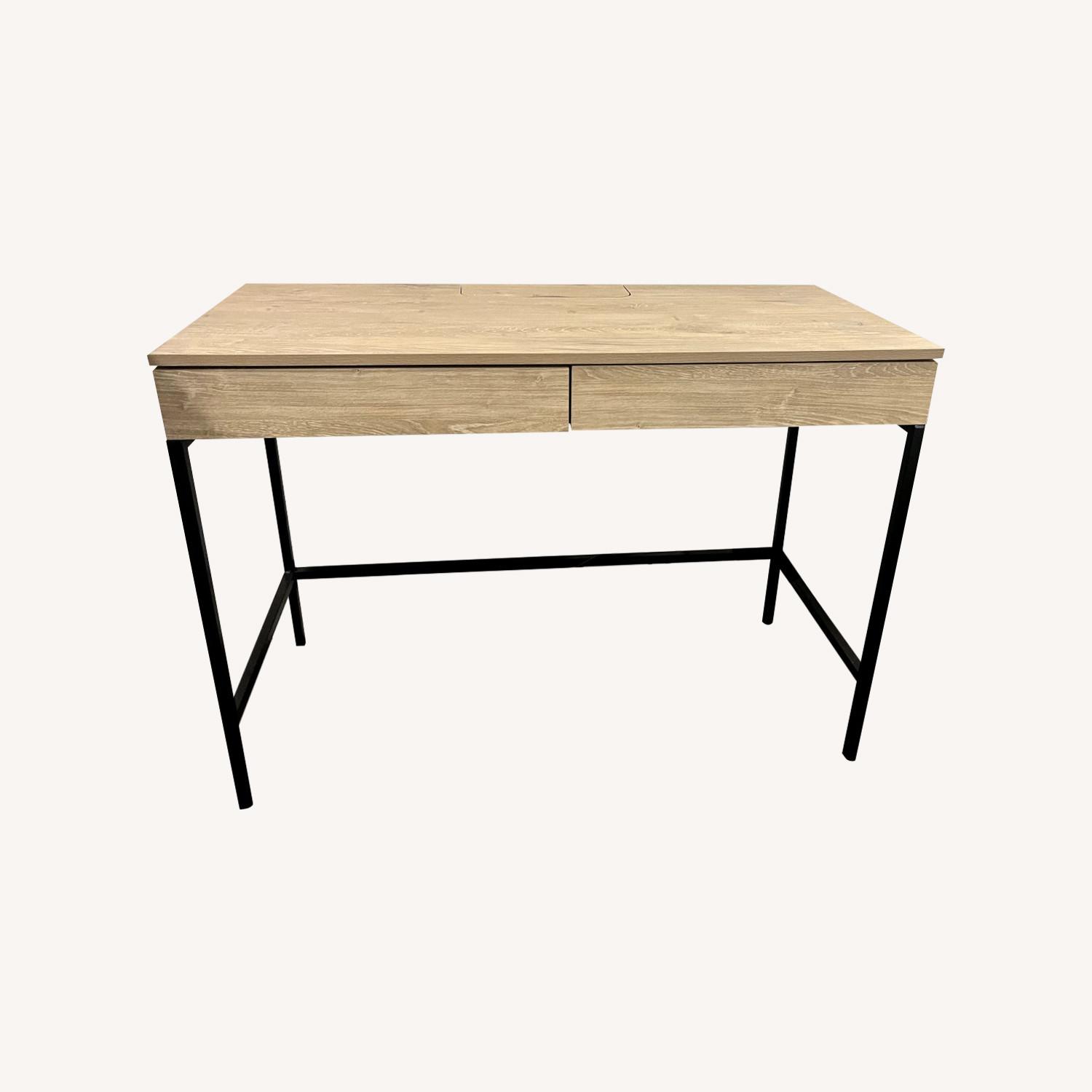 Target Writing Desk with Drawers and Charging Station - AptDeco