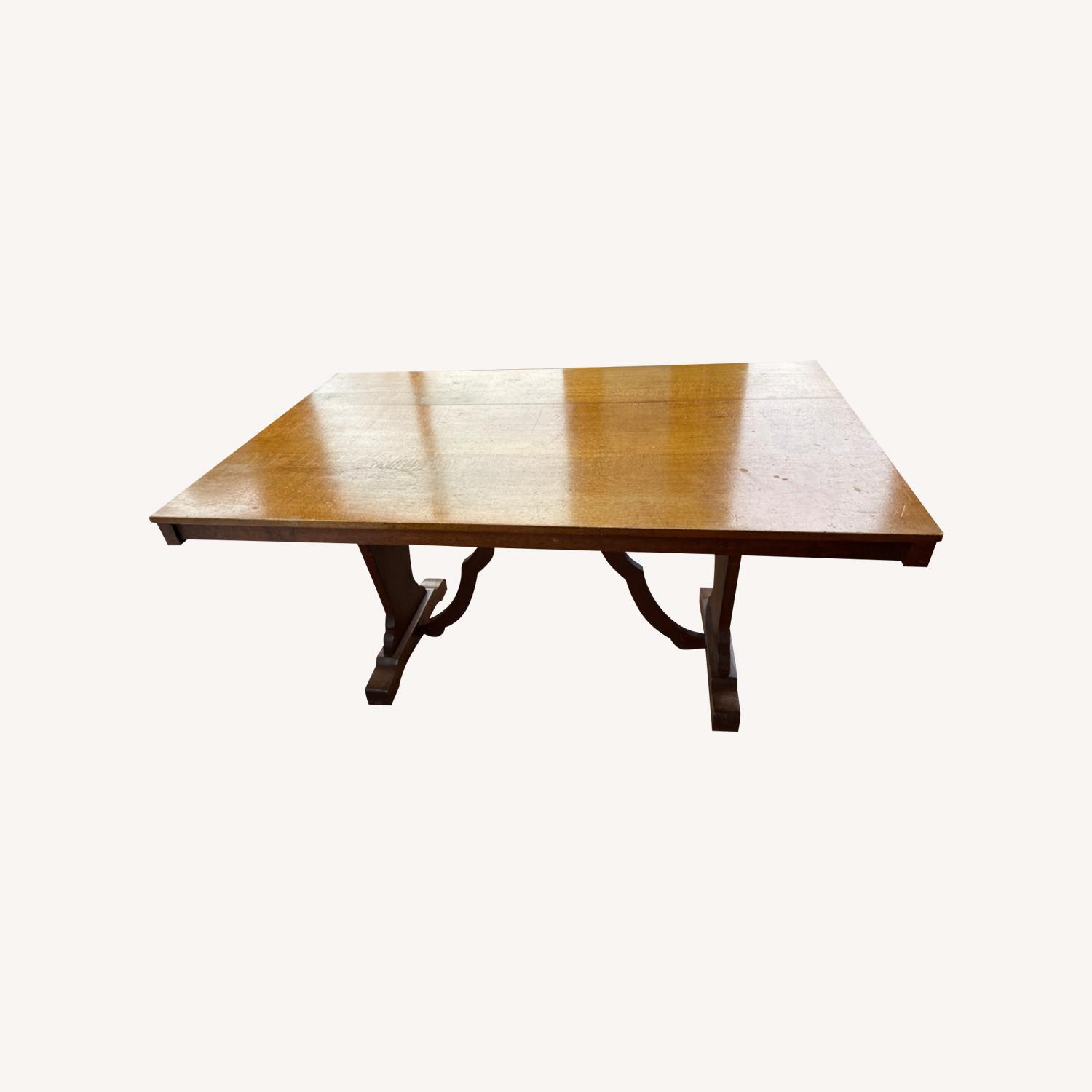 Silky Oak Dining Table - AptDeco