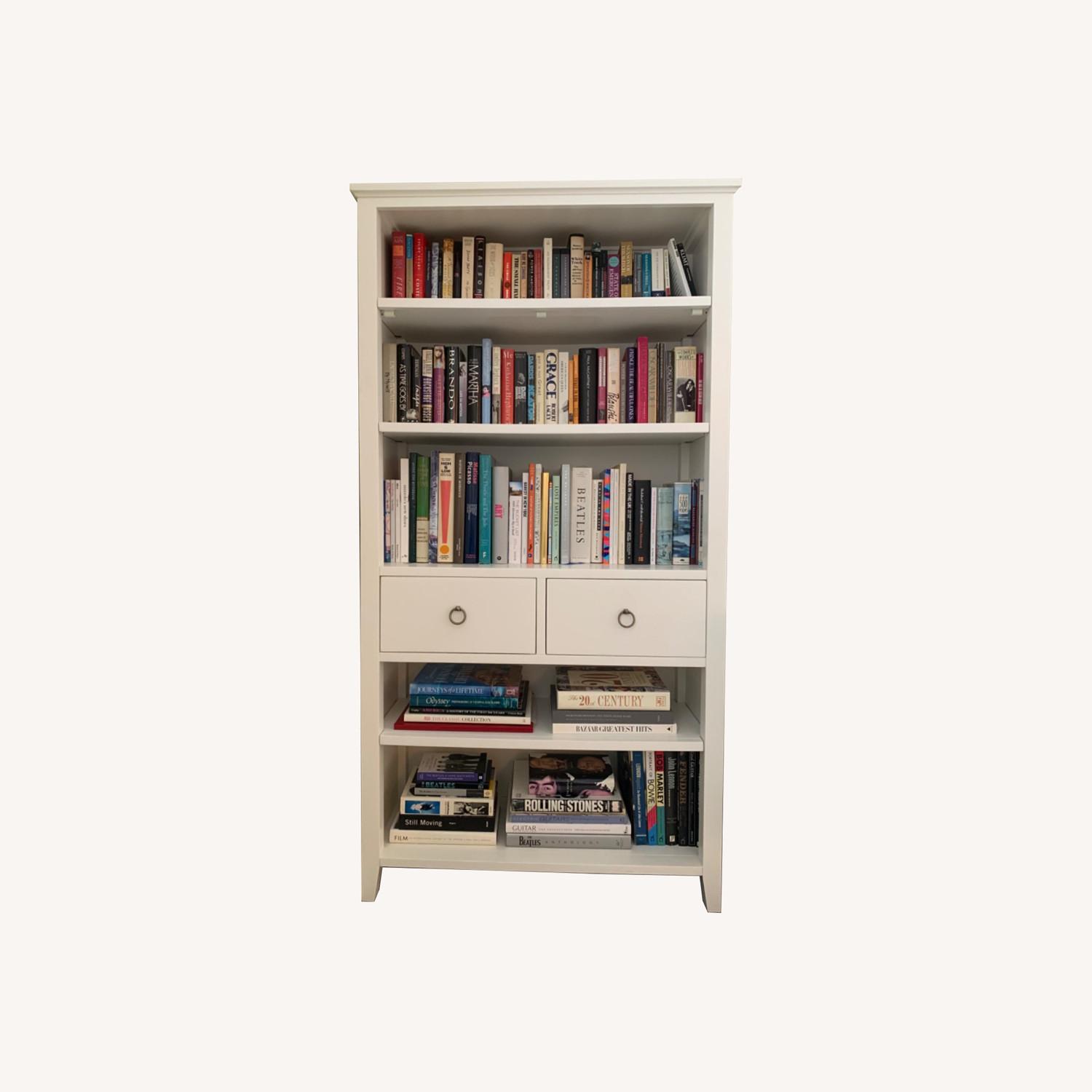 Restoration Hardware White Bookcase - AptDeco