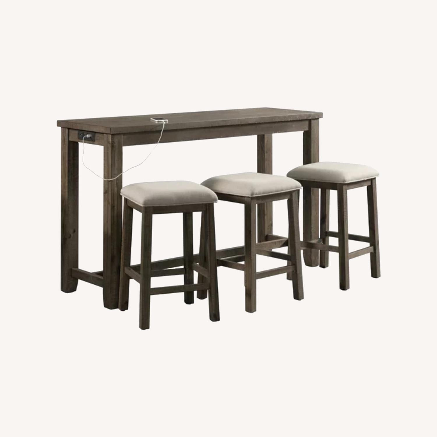 4 Piece Counter Height Dining Set - AptDeco